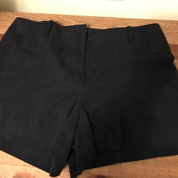 Max Studio | Shorts | Nwt Max Studio Fake Suede Black Mini Shorts Size ...